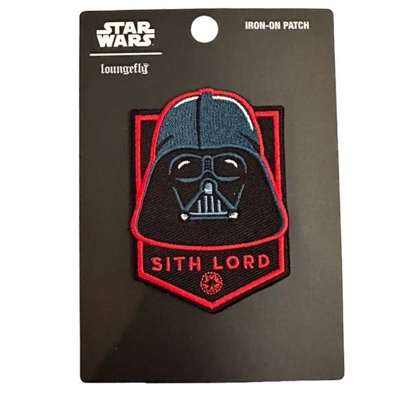 Disney | Other | Disney Star Wars Loungefly Darth Vader Embroidered Iron On Patch New In Package ...
